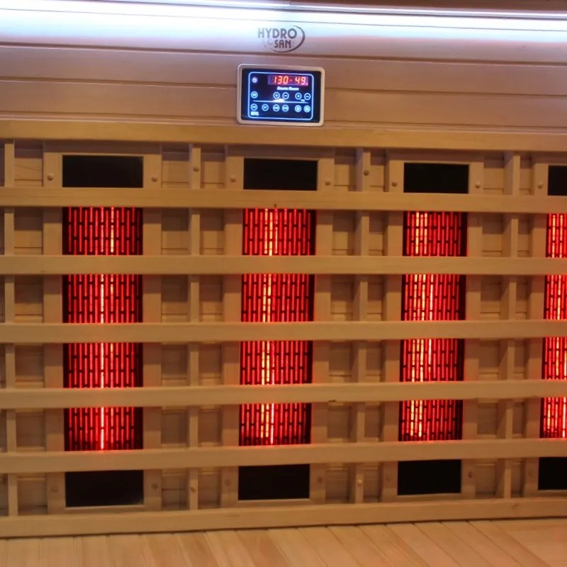 BPS-koupelny Kombinovaná sauna 2v1 - Infrasauna + finská sauna 200x200, 5-6 osob
