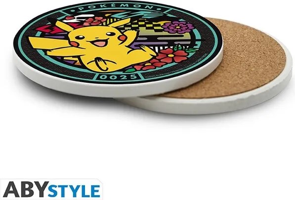 Keramické podtácky ABYstyle Pokémon - Pikachu