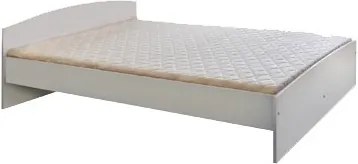Manželská postel dvoulůžko 160x200 IA341B, lamino bílá IA-EXPORT