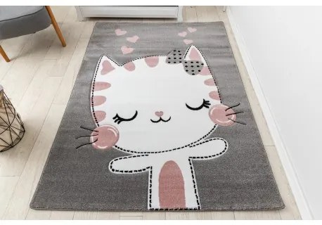 koberec PETIT Koťátko, šedý velikost 200x290 cm | krásné koberce cz