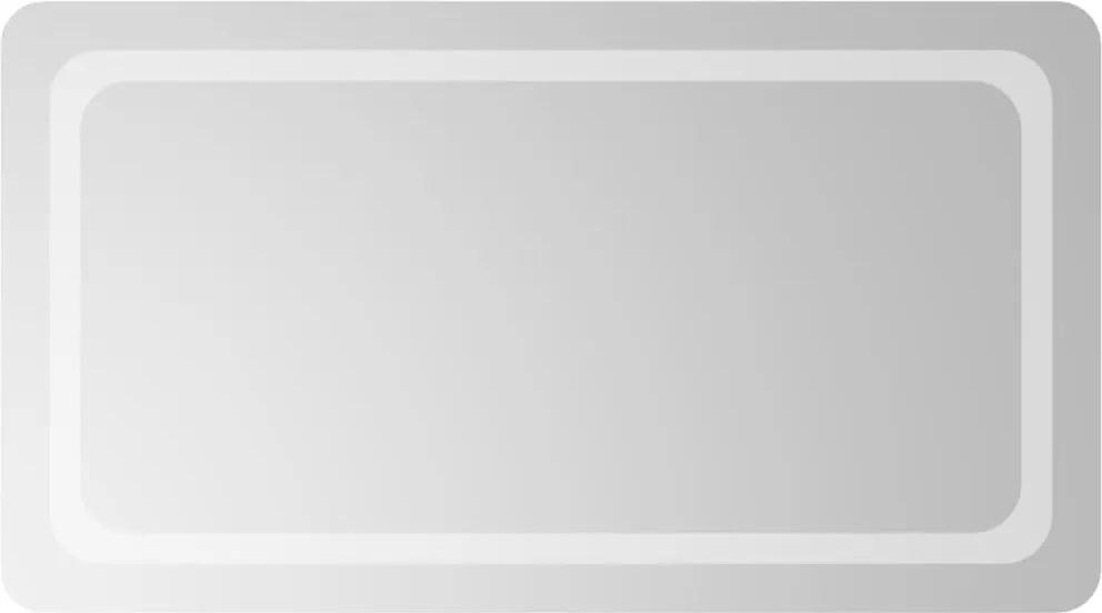 Koupelnové zrcadlo s LED osvětlením 50 x 90 cm 3154098