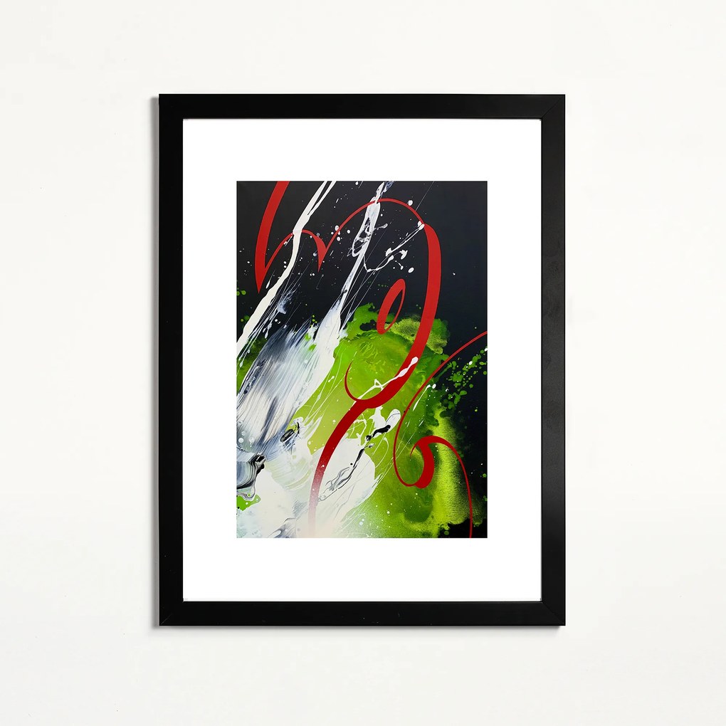 Fishero | rEd Rám: Černý, Velikost: 30 x 20 cm