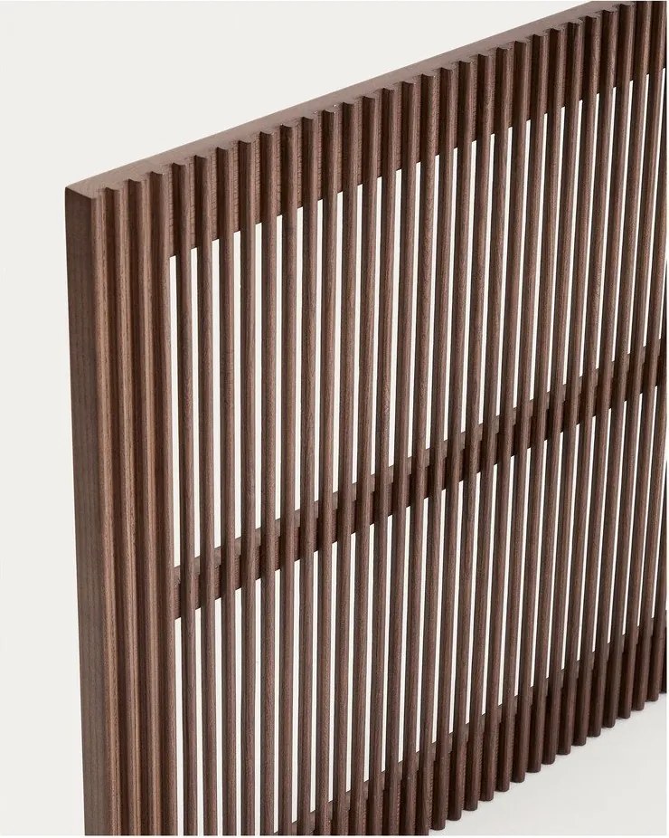 Čelo postele z jasanového dřeva v tmavě přírodní barvě 195x70 cm Beyla – Kave Home