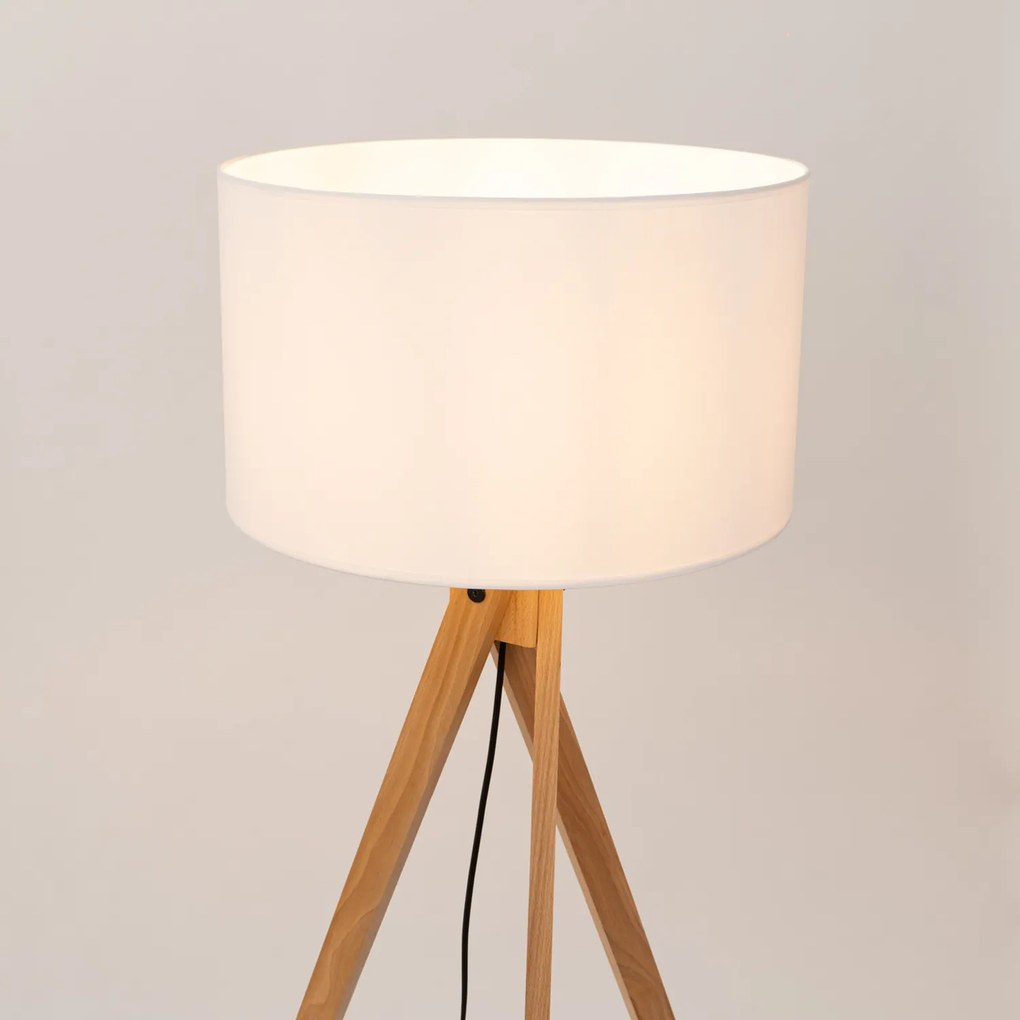 Sollux Lighting Stojací lampa NATT bílá