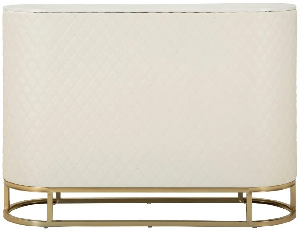 Designová komoda Pembroke 120 cm bílá