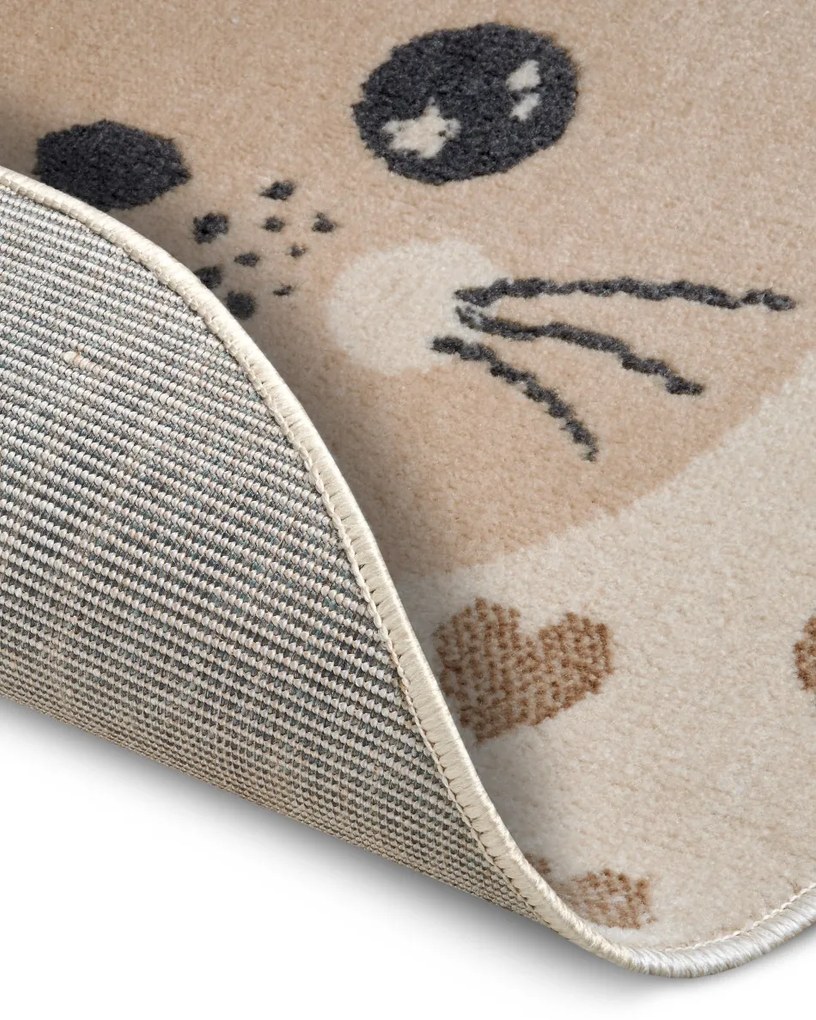 Hanse Home, Dětský koberec Adventures 105963 Cream Beige kruh, 140x140 (průměr) kruh, béžová, dětský pokoj