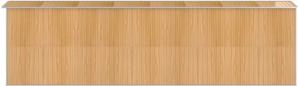 Zahradní kůlna světle hnědá 192x689x223 cm pozinkovaná ocel 3147477