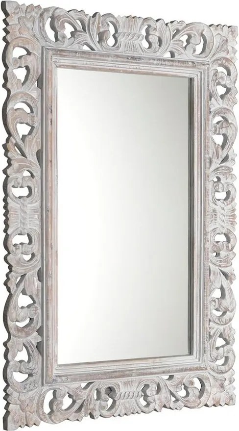 Sapho Scule Zrcadlo v rámu, 80x120cm, bílá, IN324
