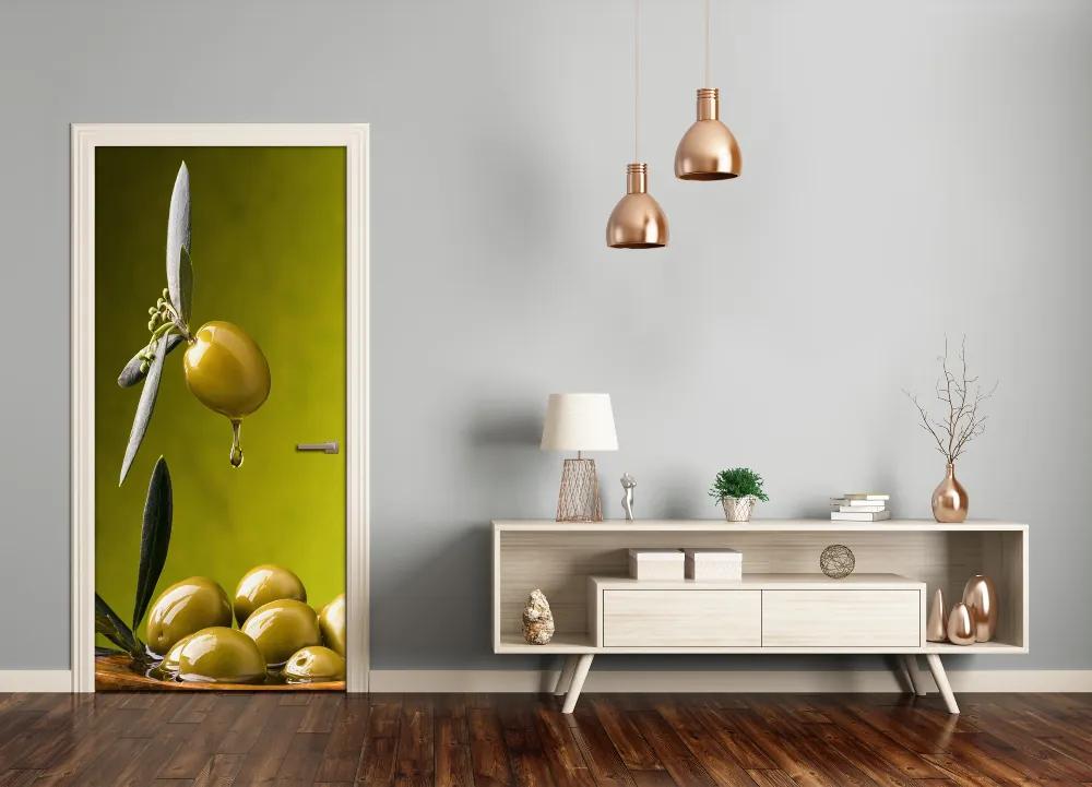 Fototapeta na dveře samolepící oliva z olivek 95x205 cm