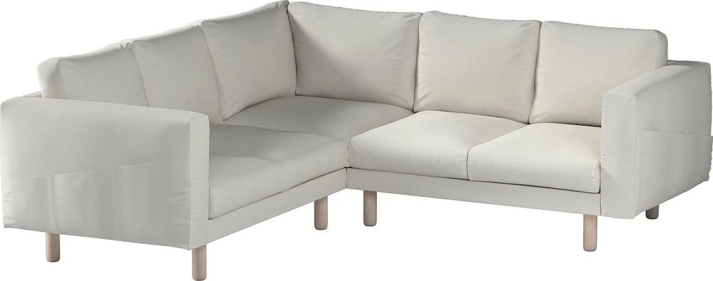 Potah na pohovku IKEA Norsborg rohová 4-místná barva šedá látka pletený vzor