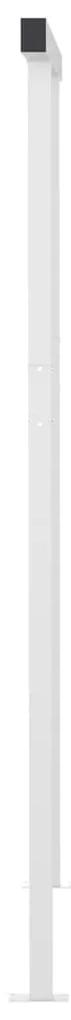 vidaXL Ručně zatahovací markýza s LED světlem 3 x 2,5 m [3069905] Barva: Modro-bílá
