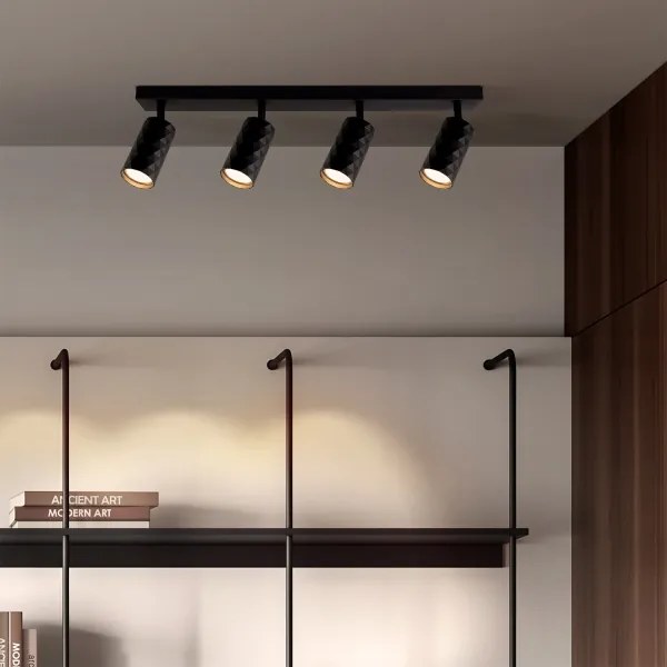 Brilagi - LED RGBW Stmívatelné bodové svítidlo SELE DIAMANT 4xGU10/4,8W/230V černá