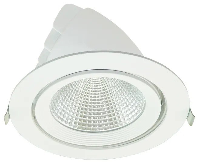 ACA Lighting COB LED bodovka LINO 20W/230V/3000K/1500Lm/IP20/60°, kruhová bílá