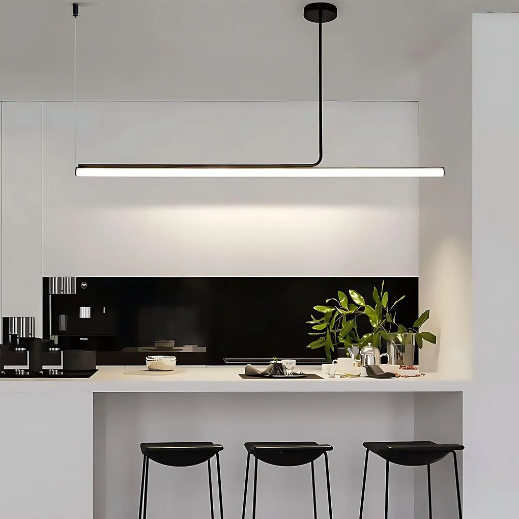 Toolight Toolight, LED stropní svítidlo 140cm, 14W, APP1660-CP, černá, OSW-06994