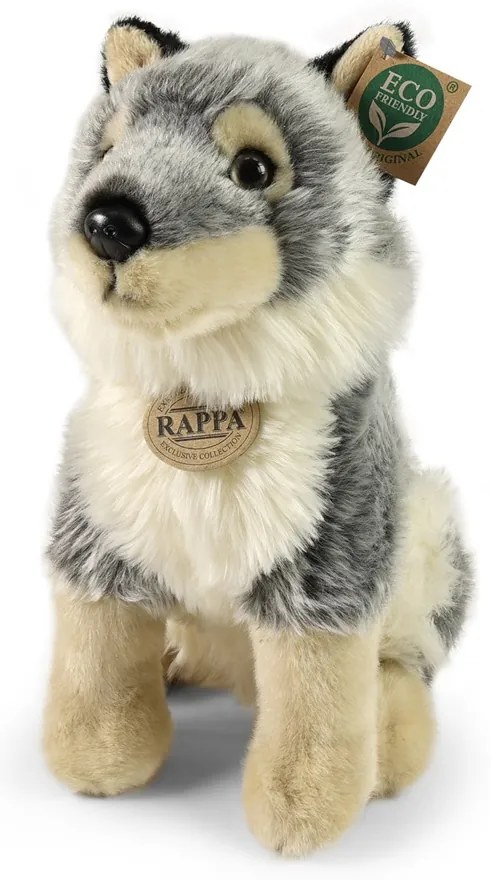Rappa Plyšový vlk 28 cm ECO-FRIENDLY