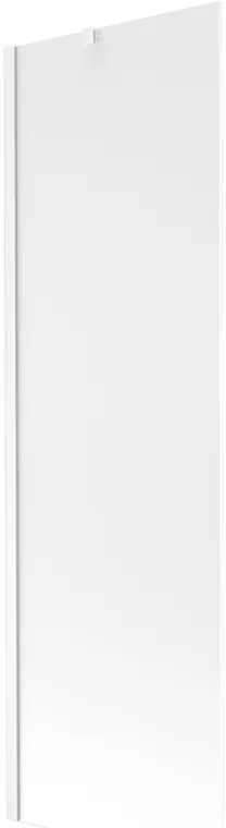 Mexen Next, vanová zástěna 1-křídlová 60 x 150 cm, fixní křídlo, 6 mm námraza sklo, bílý profil, 895-060-000-00-30-20