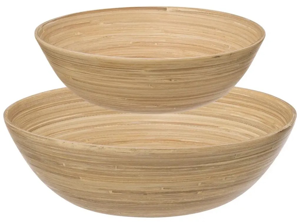 Sada 2 bambusových misek SALAD BOWL