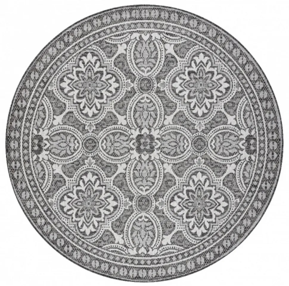 Kusový koberec Axel šedý 2 kruh 160cm