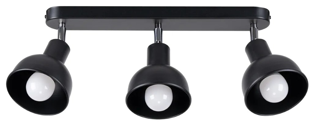 Sollux Lighting Stropní svítidlo ELBA 3 Černá