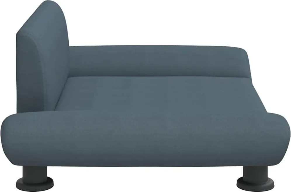 Pelíšek pro psy tmavě šedý 70 x 45 x 28 cm textil 171997