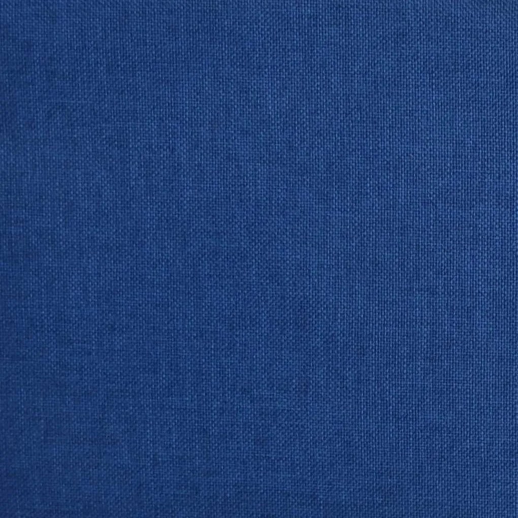 Otočné jídelní židle 6 ks modré textil 3087462