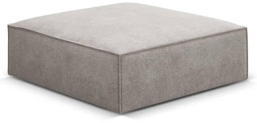 Světle šedá žinylková podnožka Vanda – Mazzini Sofas