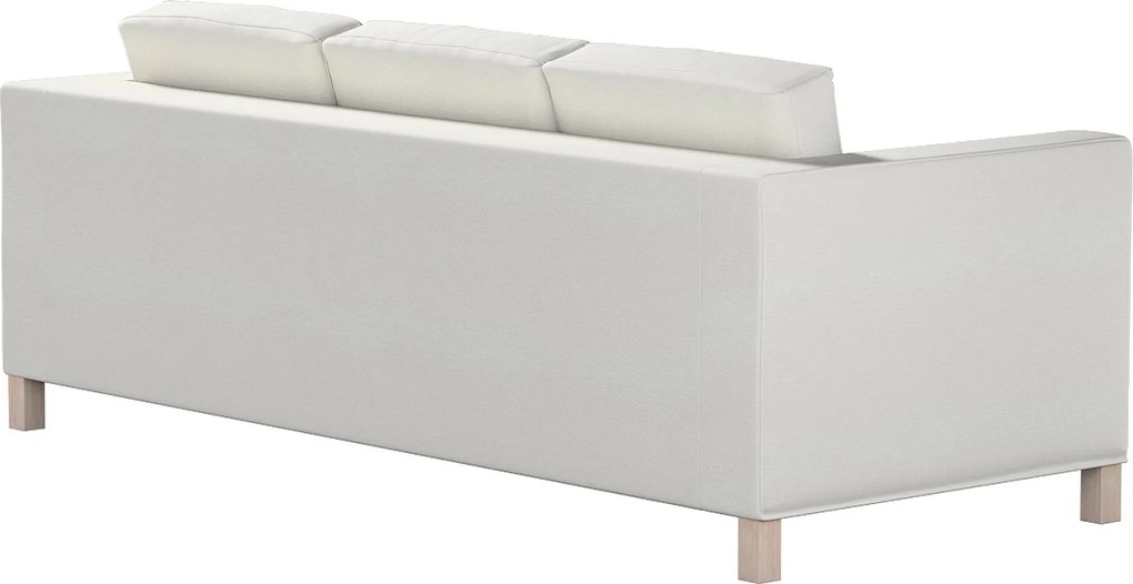 Potah na pohovku IKEA  Karlanda 3-místná nerozkládací, krátký barva šedá látka lesklé, pletený vzor, sametová