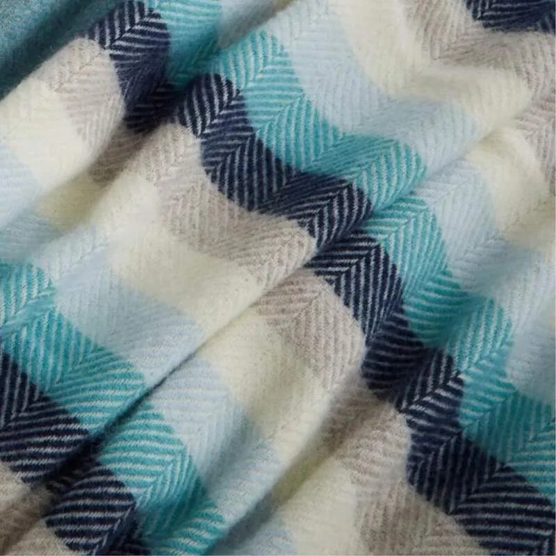Pikniková vlněná deka Polo Seashore Stripe, 183x150 cm Tweedmill