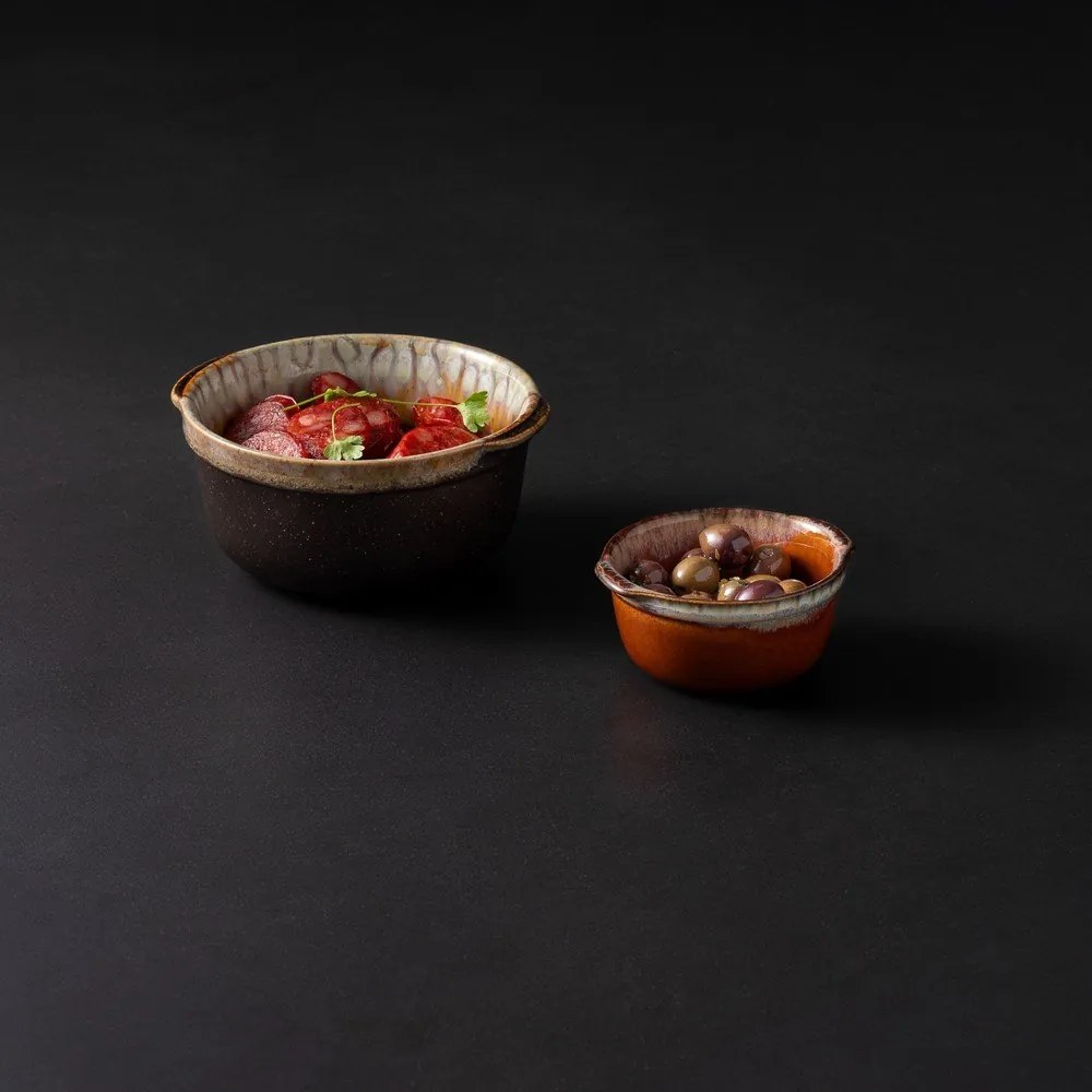 Hnědá miska z kameniny 550 ml Poterie – Casafina