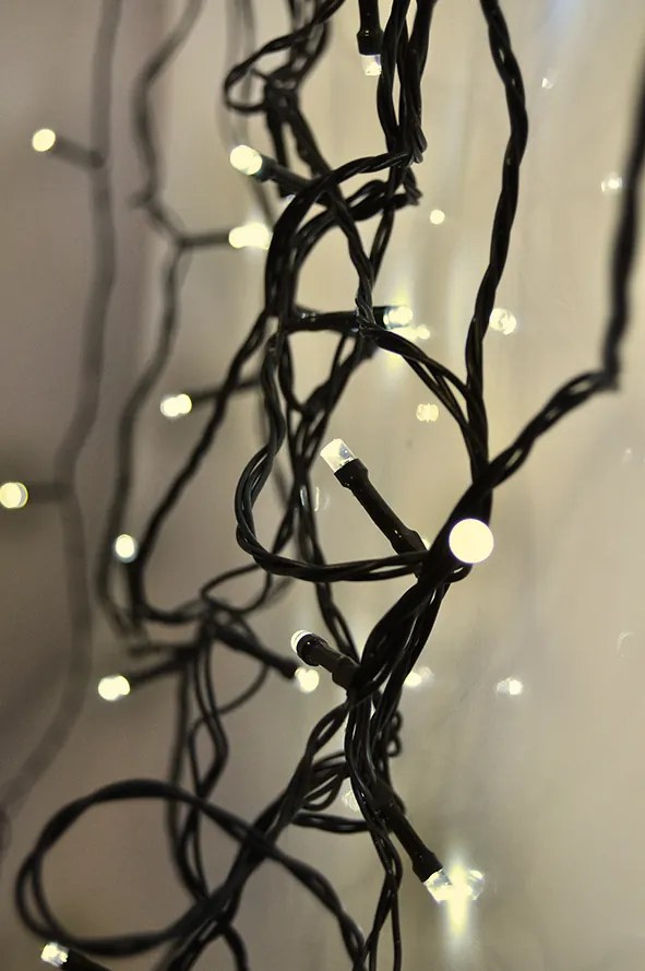 SOLIGHT LED vánoční řetěz, 3m, 20 LED, 3 x AA, teplé bílé světlo, zelený kabel