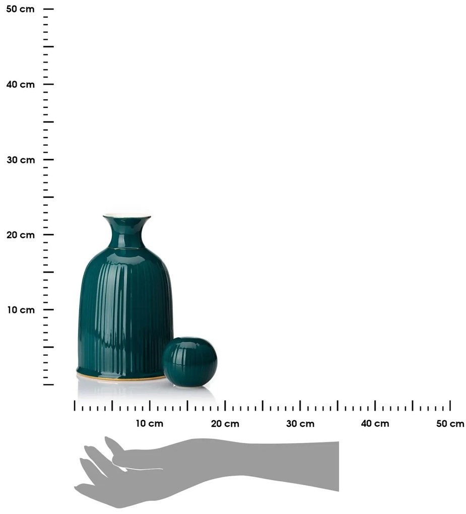 Keramická karafa Kendi Green 1,2l