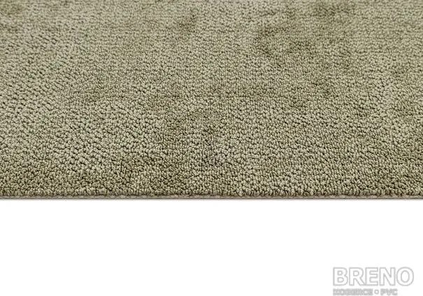 Breno Metrážový koberec TUNGSTEN 40 zelený, šíře 400 cm, Zelená