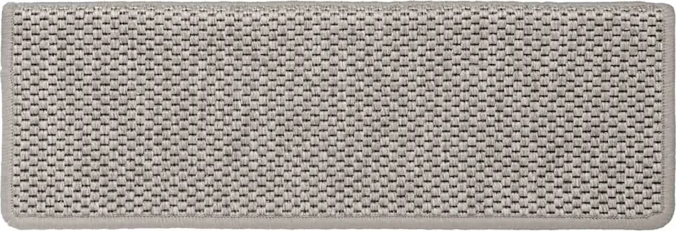 Samolepící nášlapy na schody vzhled sisal 15 ks 65x21x4 cm 326883