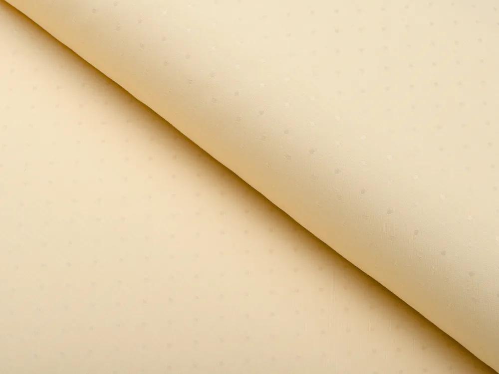 Biante Dekorační běhoun na stůl BM-001 Nopky na světle žlutém 35x180 cm