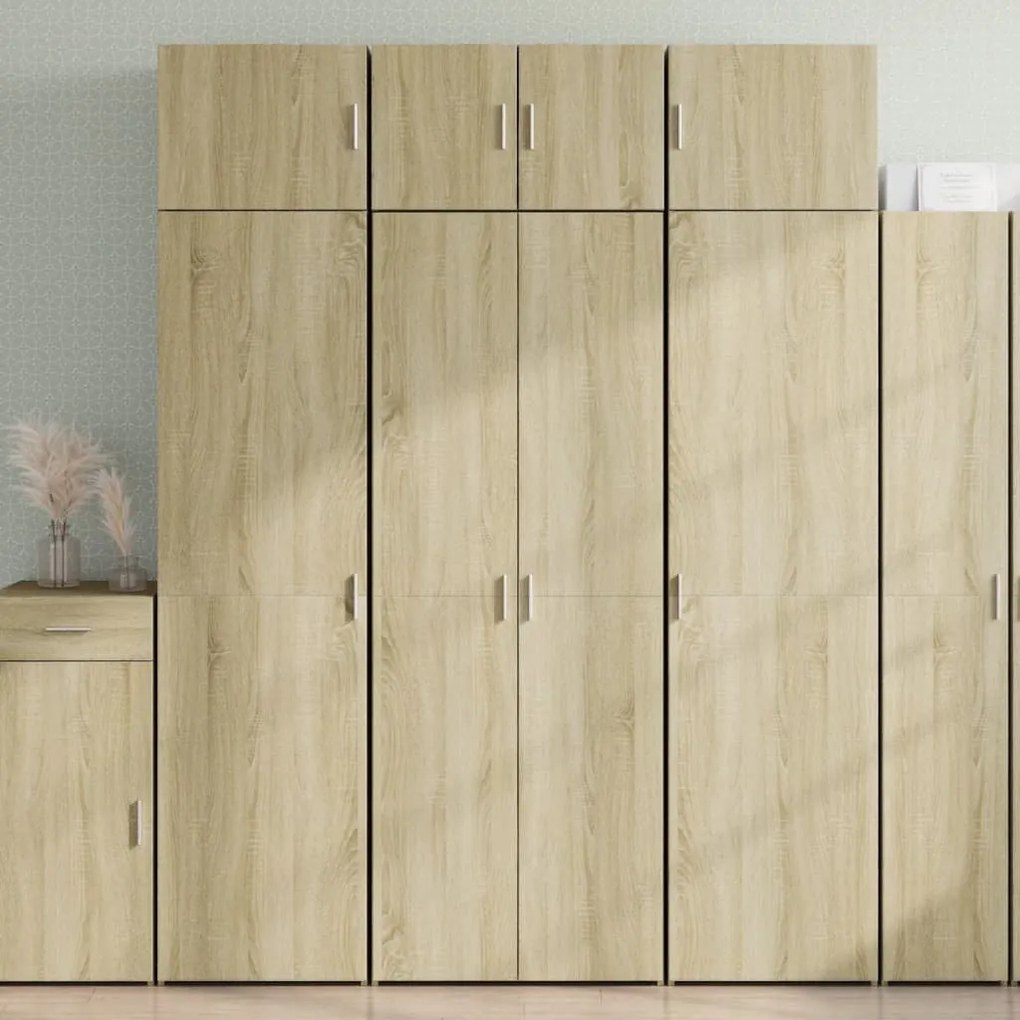 Skříň highboard dub sonoma 70 x 42,5 x 185 cm kompozitní dřevo