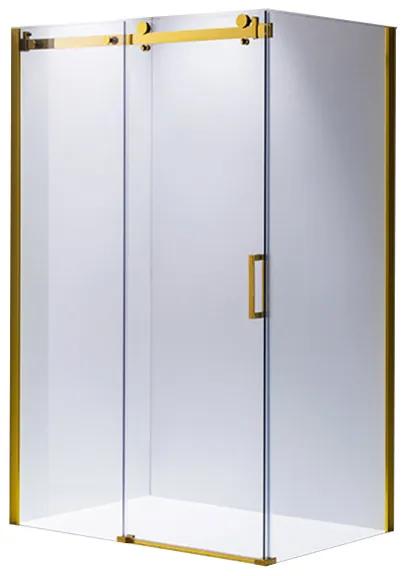 BPS-koupelny Obdélníkový sprchový kout HYD-OK15 120x90 zlatý/transparent