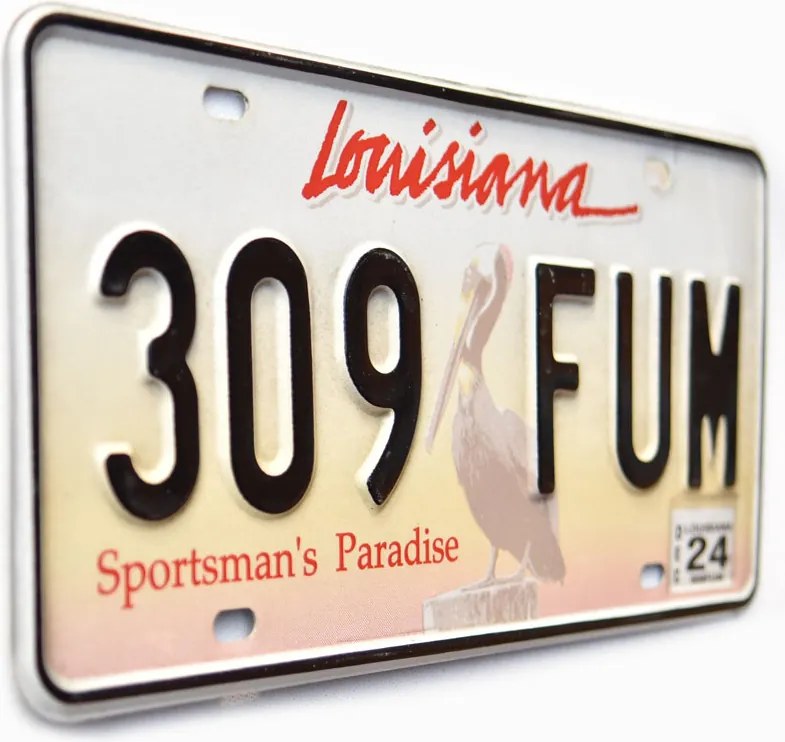 Americká SPZ Louisiana Sportsman´s Paradise 309 FUM