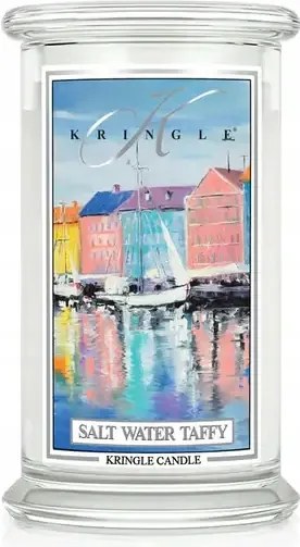 Salt Water Taffy – Kringle Candle – velká svíčka se dvěma knoty (624 g)