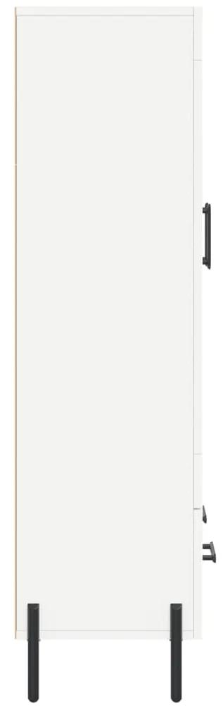 Skříň highboard bílá 69,5 x 31 x 115 cm kompozitní dřevo