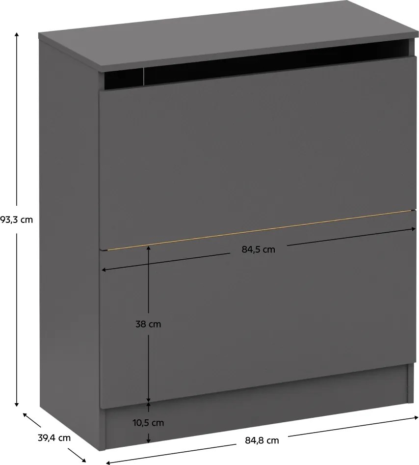 Peřiňák BETTY 2, grafit