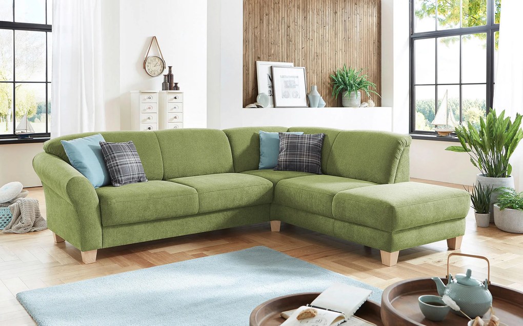XXXLutz ROHOVÁ SEDAČKA, textil, zelená Sit & More - Sedací soupravy - 000144005307