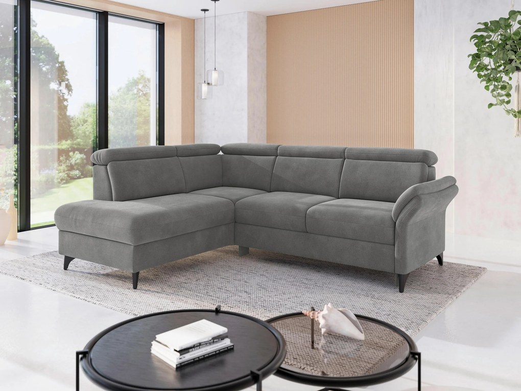 XXXLutz ROHOVÁ SEDAČKA, textil, šedá Sit & More - Sedací soupravy - 00014402584Z