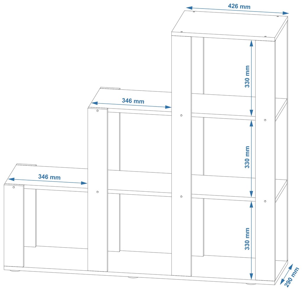 Policový regál POL-17