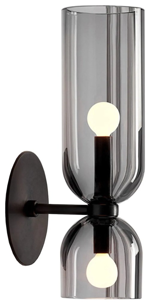 Toolight Moderní nástěnná lampa APP1208-2W BLACK