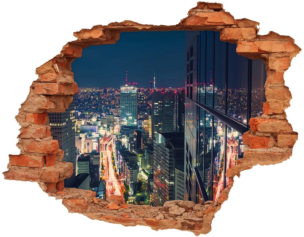 Wallmuralia Fototapeta díra na zeď 3D Tokio Japonsko 90x70 cm