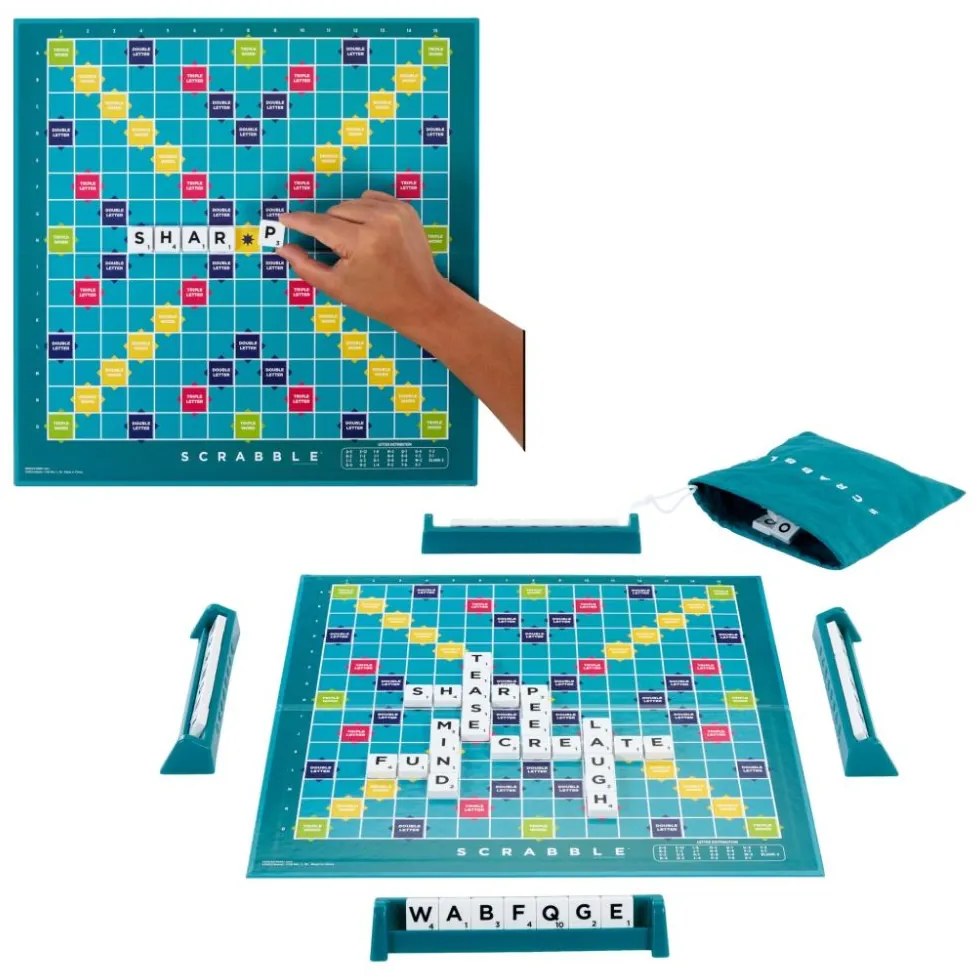 Mattel Scrabble original CZ