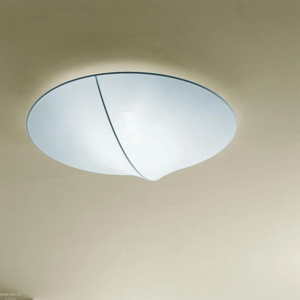 Axolight Nelly, designové svítidlo z bílého textilu, 3x70W, průměr 60cm