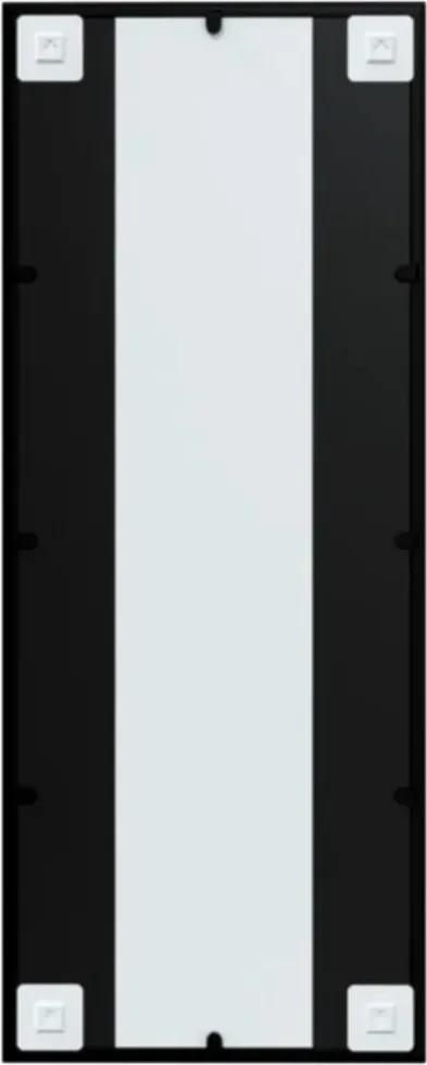 vidaXL Nástěnné zrcadlo černé 100 x 40 cm kov [342208]