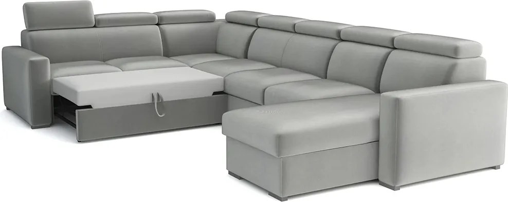 Sedací souprava PEDRO U | 250x380x170 | rozkládací + 3x úložný prostor | VÝBĚR TKANIN