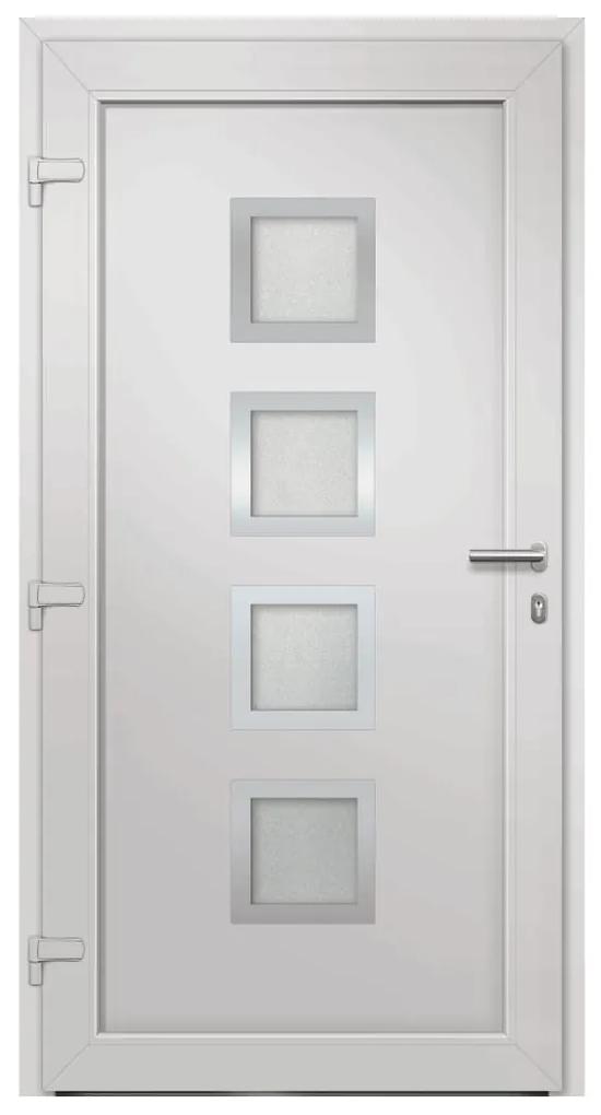 Vchodové dveře bílé 108 x 200 cm,  279179